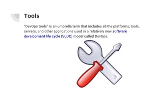 Introduction to DevOps framework and its tools. | PPT