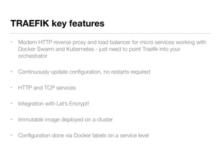 Docker Swarm and Traefik 2.0 | PDF