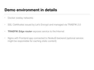 Docker Swarm and Traefik 2.0 | PDF