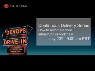 Continuous Delivery series: How to automate your infrastructure ...