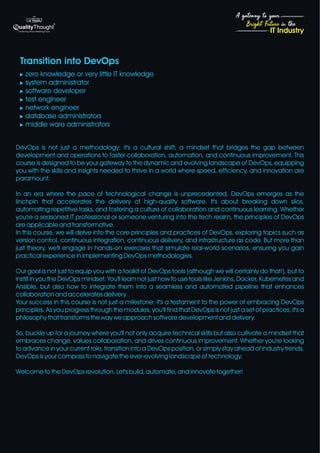 DevOps Engineer Training course online | PDF