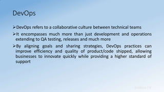 devops-intro-181227144342.pptx devops ppt document | PPTX | Computer Software and Applications ...