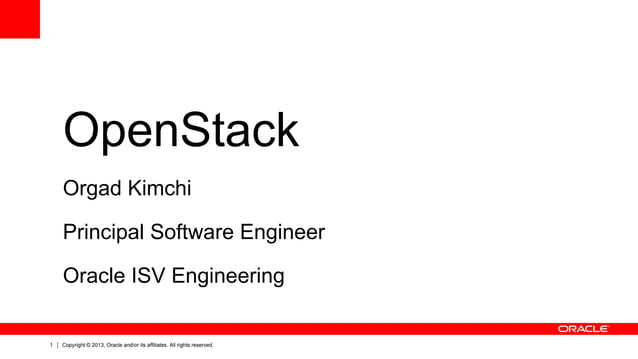 OpenStack for devops environment | PPT