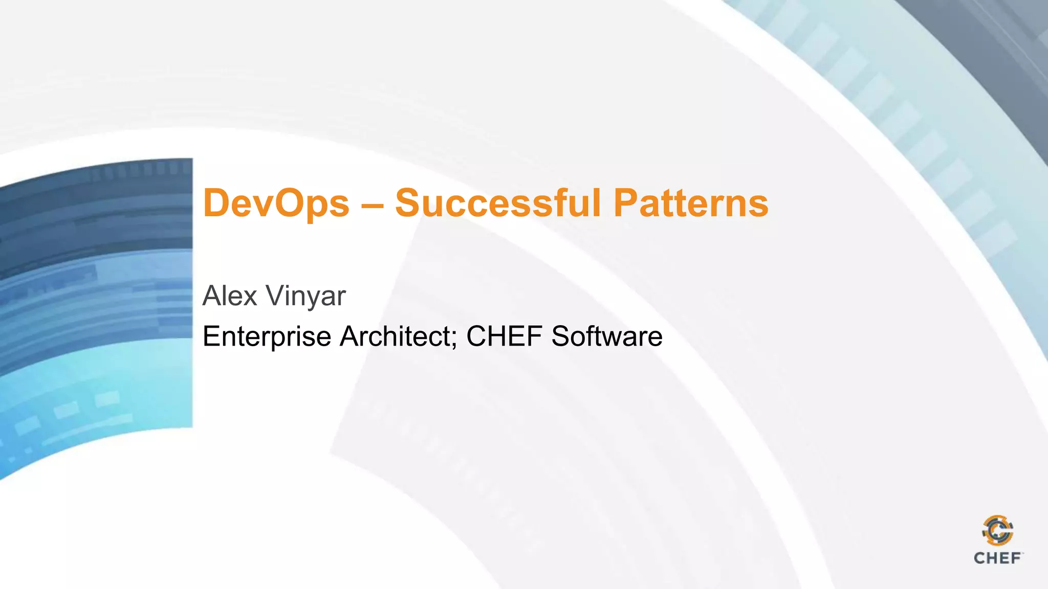 DevOps - Successful Patterns | PPTX | Computer Software and Applications | Computing