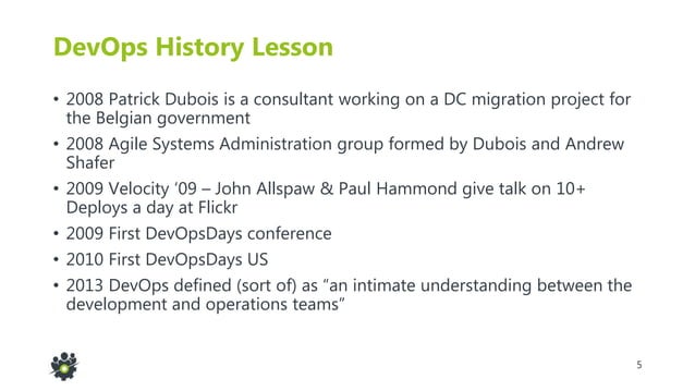 DevOps 101 - an Introduction to DevOps | PPTX