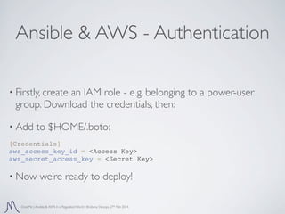 DevOps in a Regulated World - aka 'Ansible, AWS, and Jenkins' | PPT