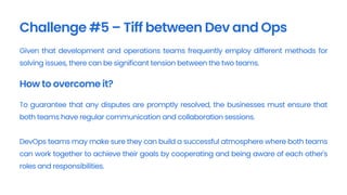 DevOps adoption challenges and solutions to overcome them | PDF
