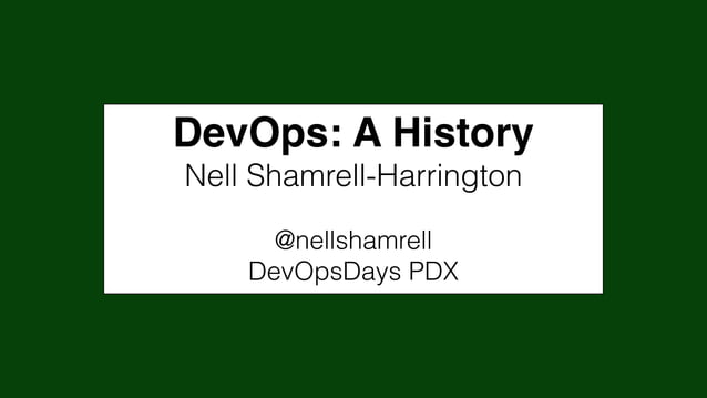 Devops: A History | PDF