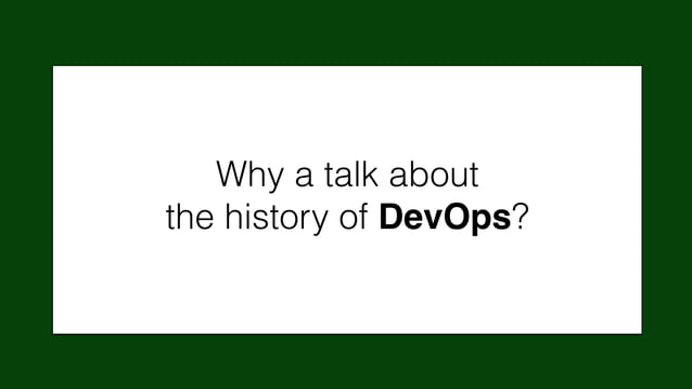 Devops: A History | PDF