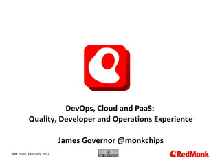 DevOps and PaaS at Pulse 2014 | PPT
