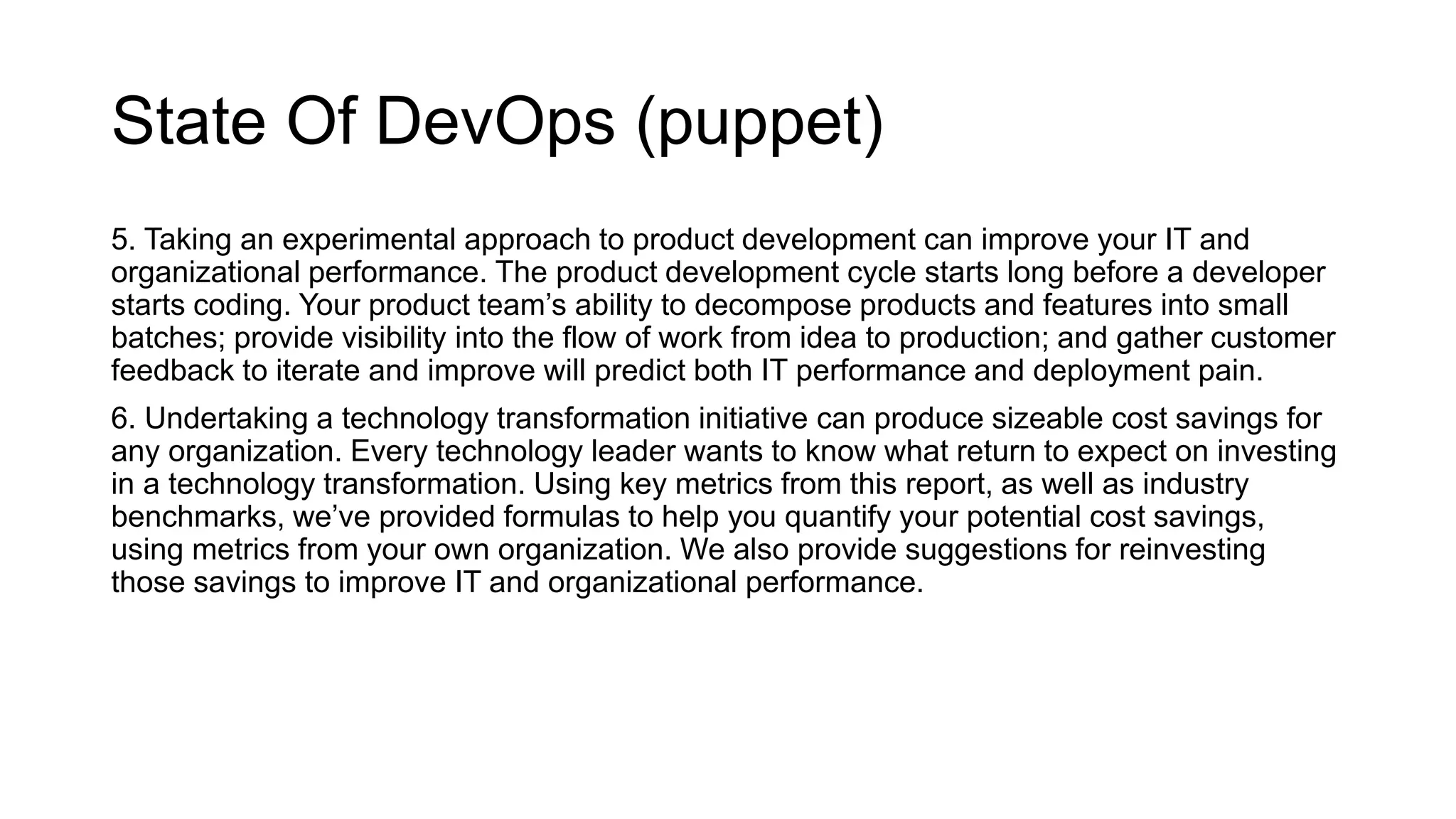 DevOps: an efficient operating model | PPTX | Web Development | Internet