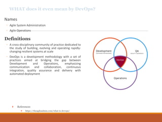 DevOps a peek into high performing organizations | PPT