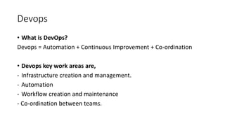 Devops architecture | PPTX