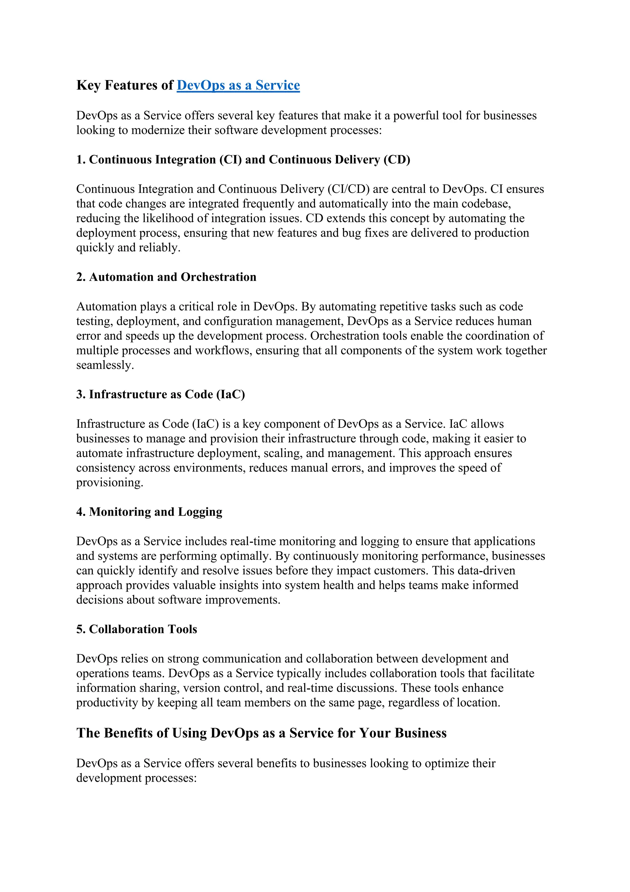 Maximize Efficiency with DevOps as a Service: Accelerate Your Development Lifecycle with Mphasis ...