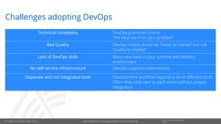 DevOps auf Knopfdruck!? OC|Webcast "OpenDevStack - Scaling DevOps based on OpenShift" | PPT