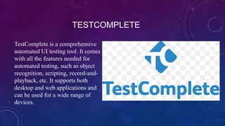 Devops Automated Testing Tools | PPTX