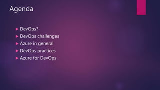 DevOps + Azure | PPT