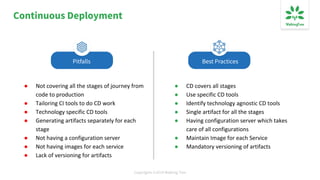 DevOps best practices in microservices | Walkingtree Technologies | PPT