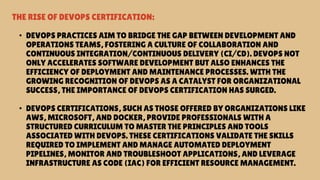 DevOps Certification and Multi-Cloud Strategies Navigating Complex ...