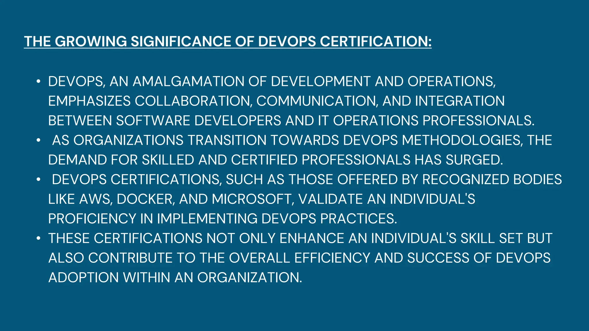 DevOps Certification and Remote Team Collaboration Overcoming Distance ...