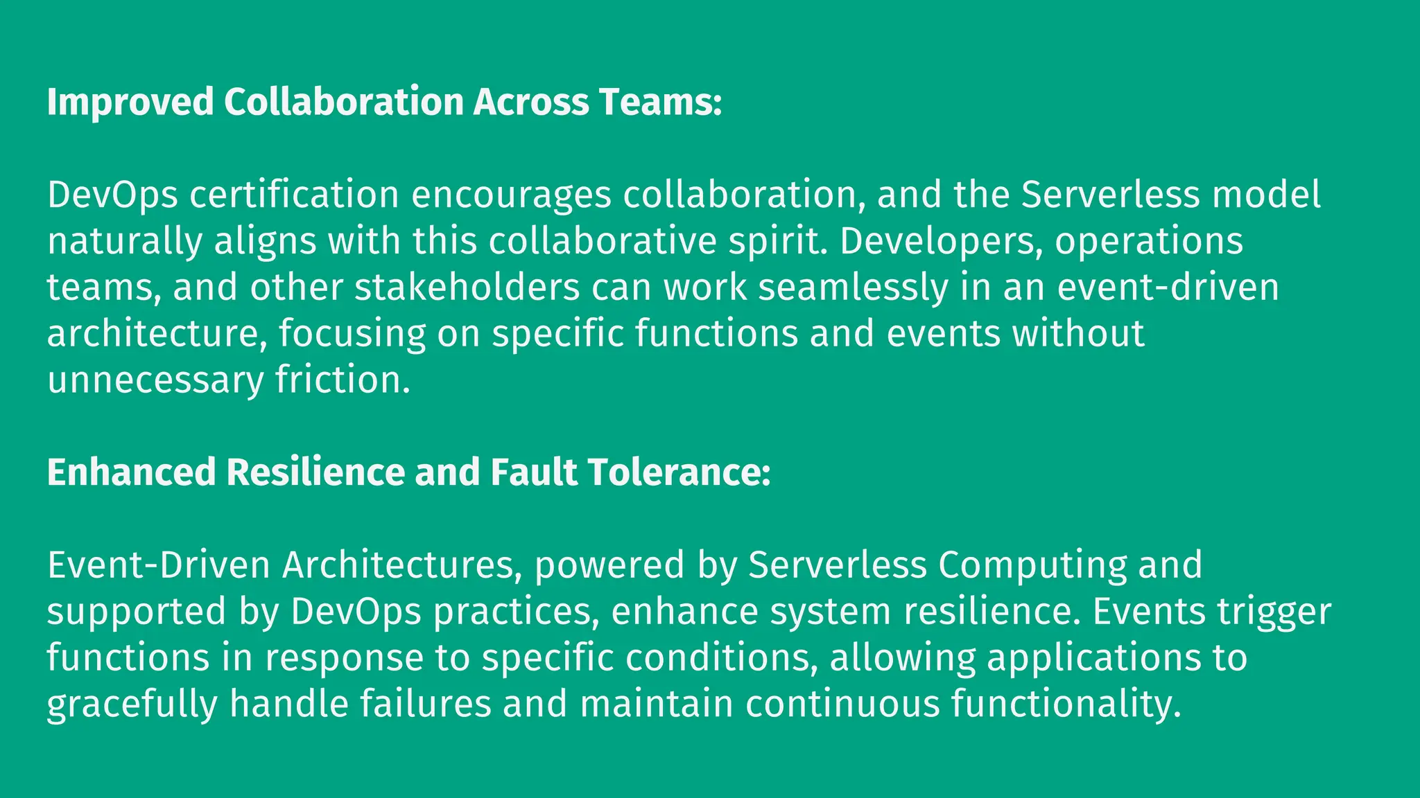 DevOps Certification and Serverless Computing Embracing Event-Driven ... DevOps Certification and Serverless Computing Embracing Event-Driven ...