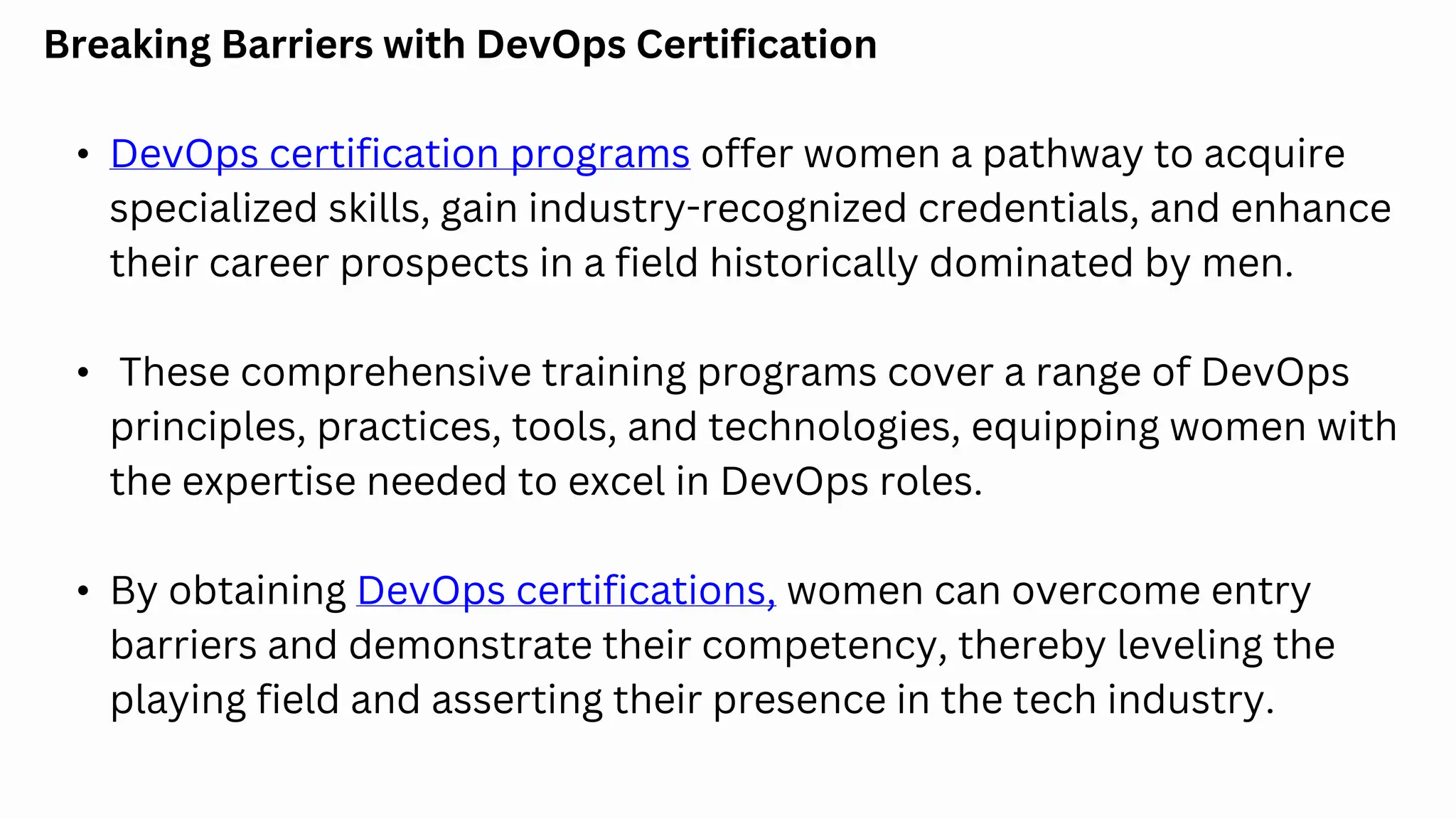 DevOps Certification Empowering Women in Tech.pptx