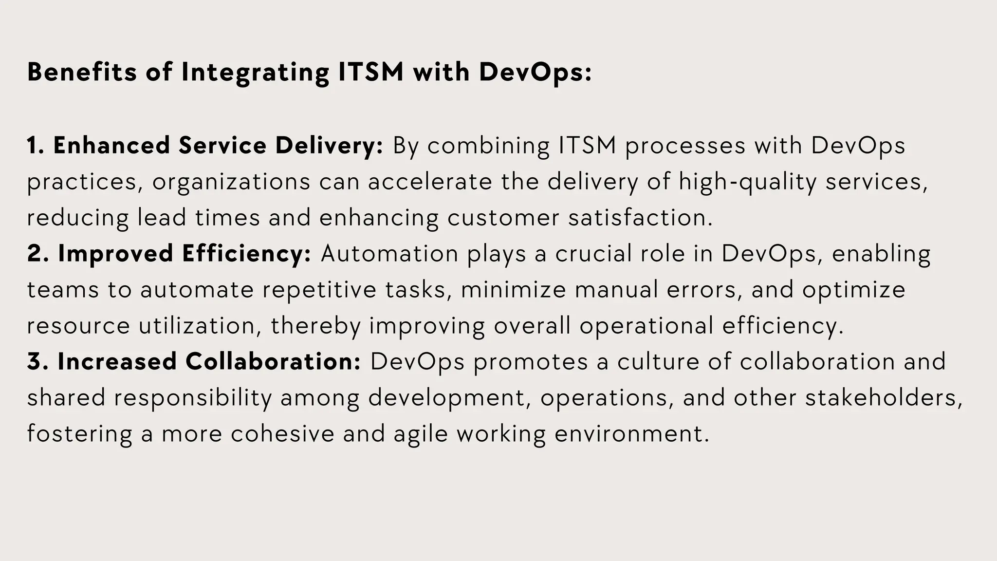 DevOps Certification for IT Service Management (ITSM) Integrating ITSM ...