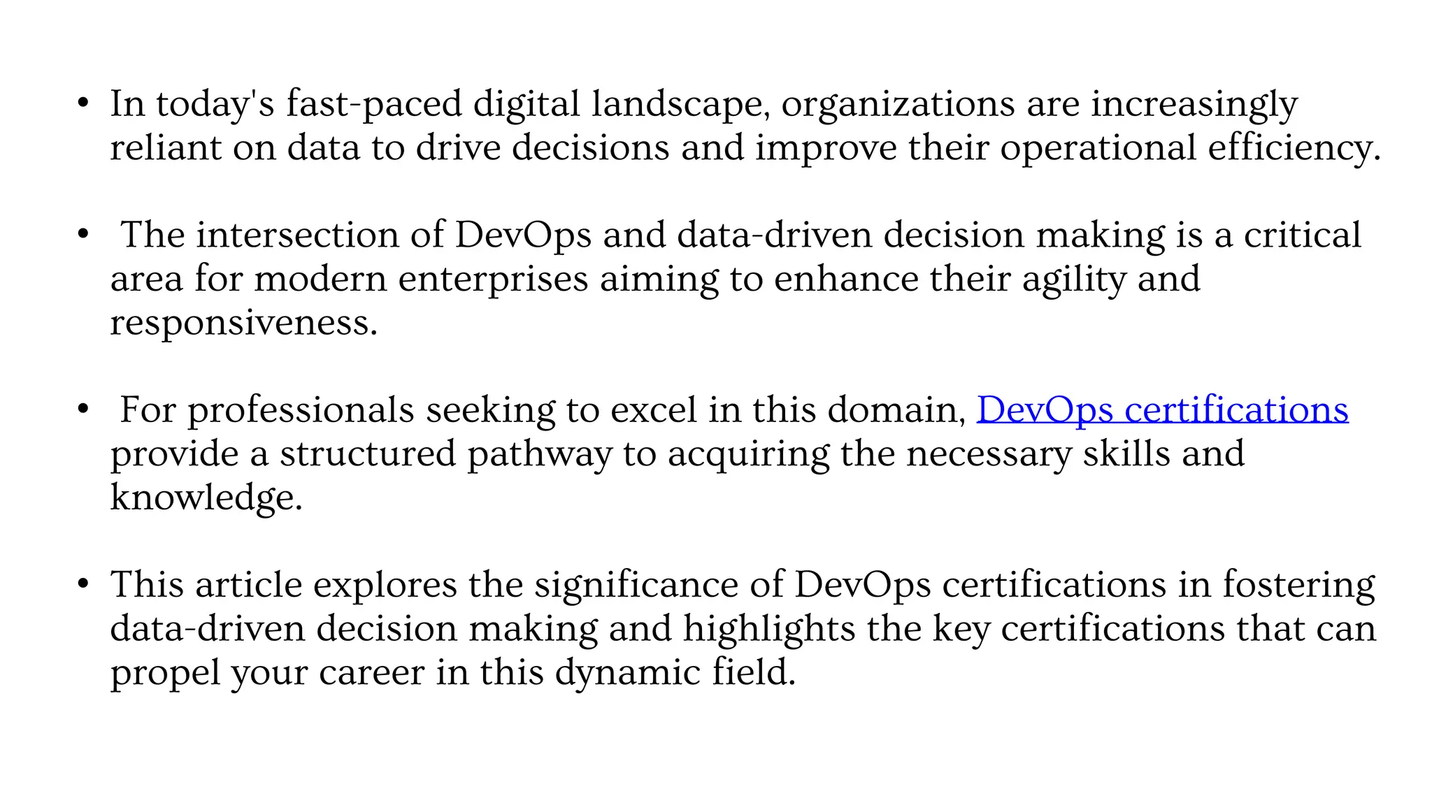 DevOps Certifications for Data-Driven Decision Making.pptx