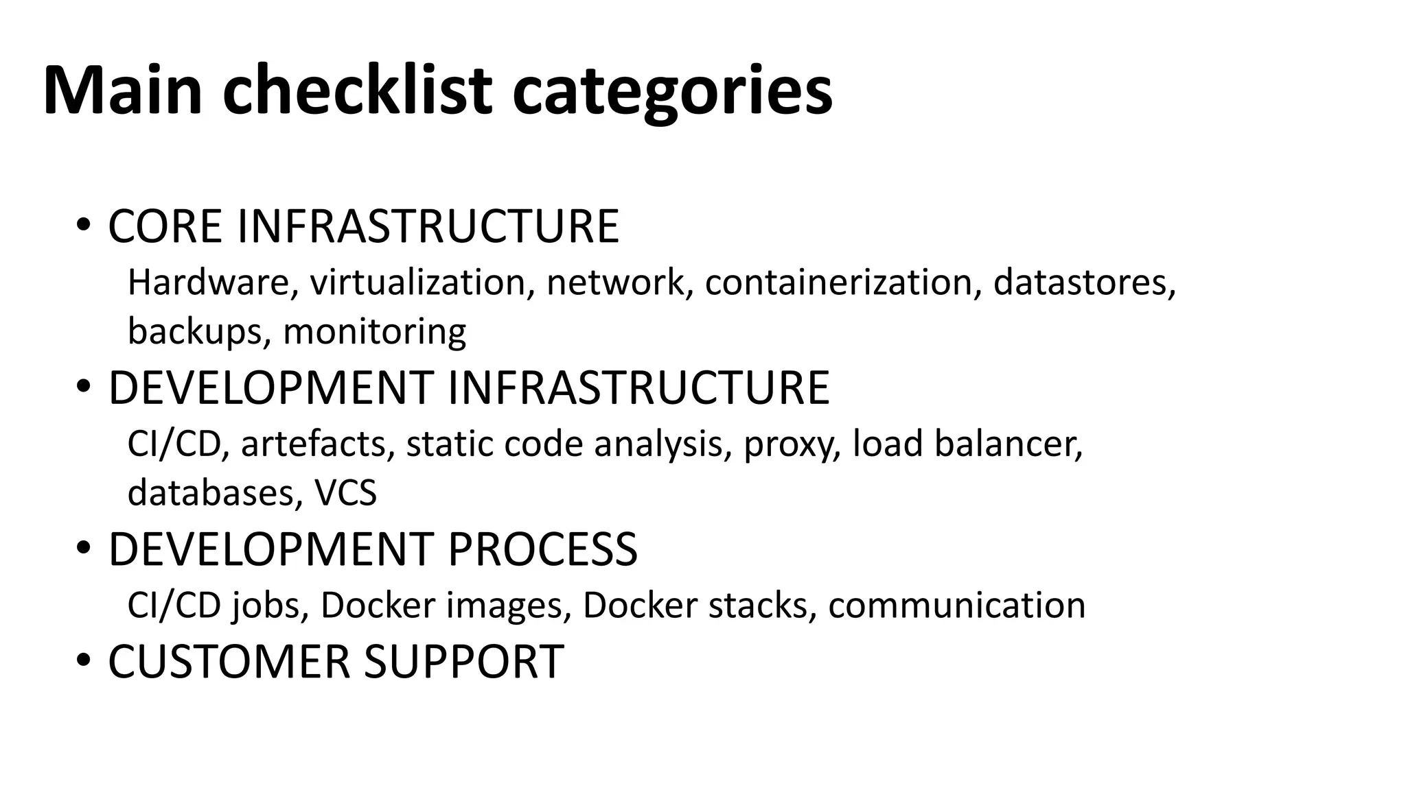 DevOps checklist or how to understand where is your team in DevOps ...