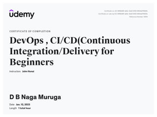 DEvOpS, CI/CD For Beginners.pdf