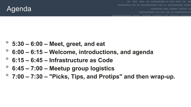 DevOps Columbus Meetup Kickoff - Infrastructure as Code | PPT
