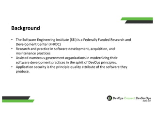 Requirements Gathering for a Successful Rugged DevOps Implementation ...