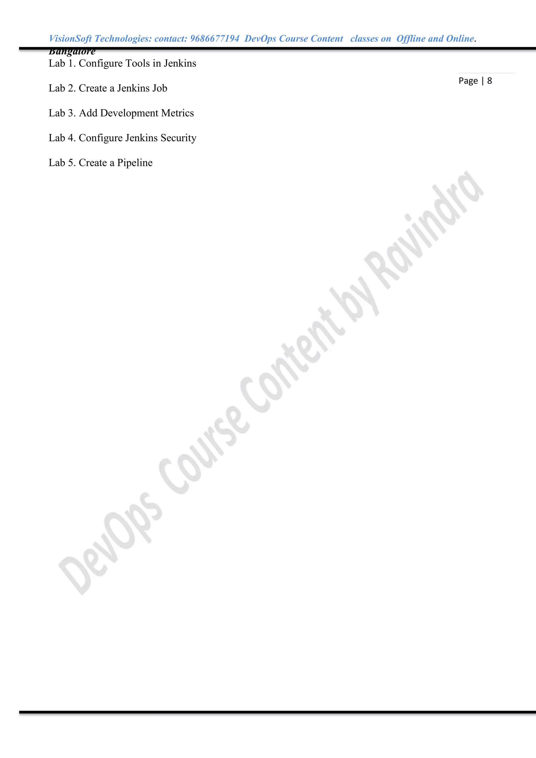 Devops course content | PDF