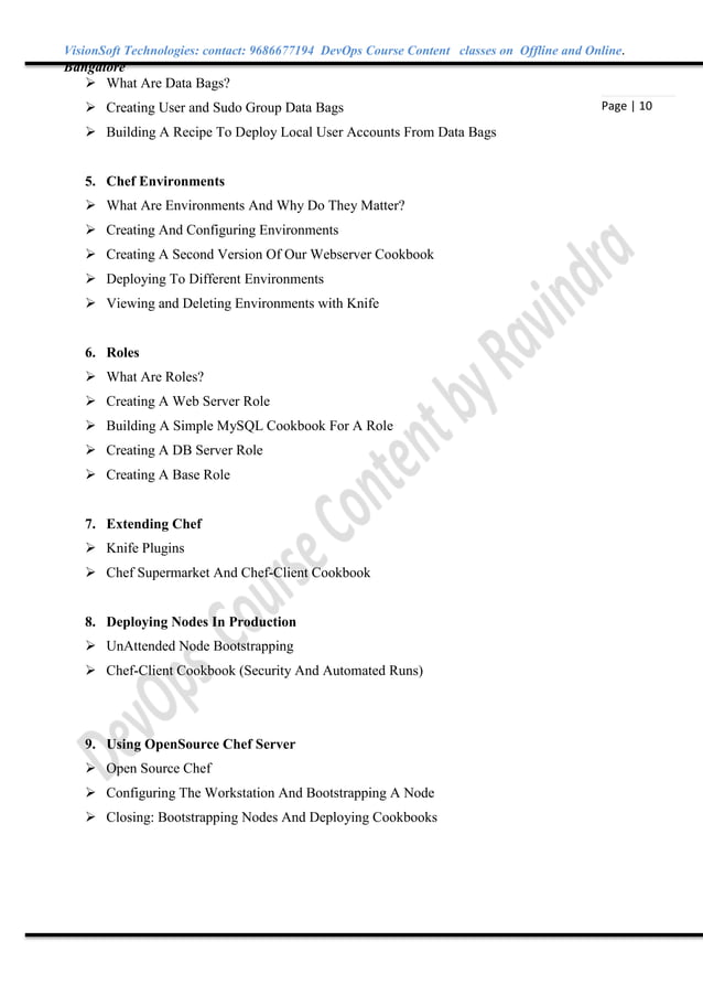Devops course content | PDF