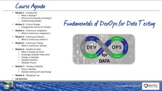 Fundamentals of DevOps for Data Testers Course - Module 1 | PDF | Web ...
