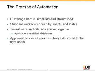 DevOps Culture & Enablement with Postgres Plus Cloud Database | PPT