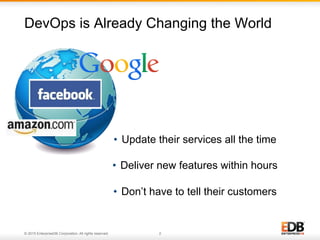 DevOps Culture & Enablement with Postgres Plus Cloud Database | PPT