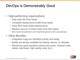 DevOps Culture & Enablement with Postgres Plus Cloud Database | PPT