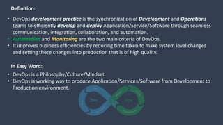 DevOps Culture & Methodology Intro | PPT