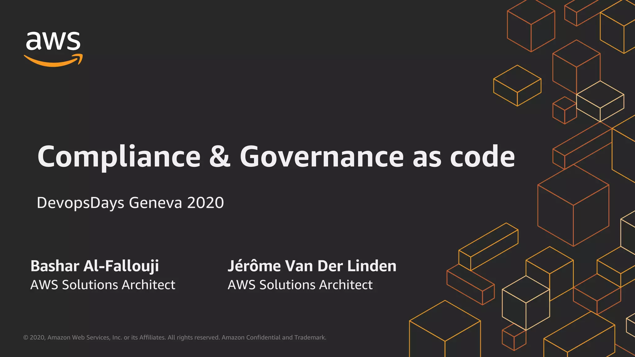 DevopsDays Geneva 2020 - Compliance & Governance as Code | PPT