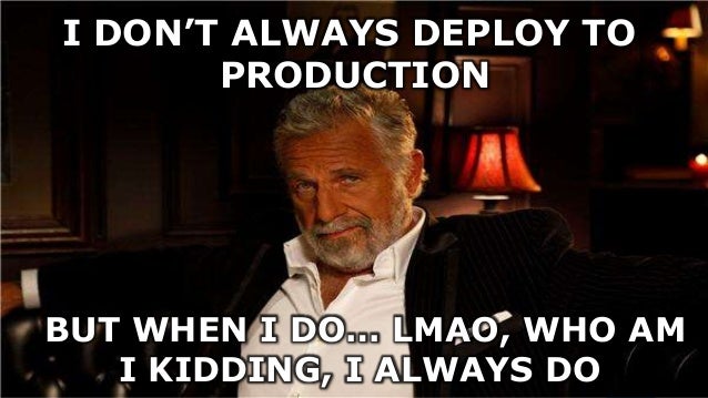 DevOps Memes @ EMCworld 2015