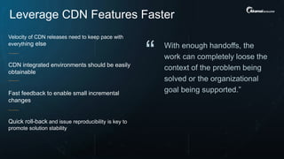 DevOpsDaysPhoenix - CI/CD Pipelines for CDN | PPT