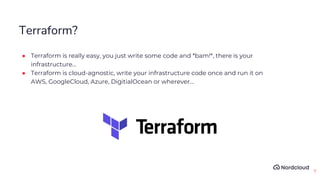 Terraform in production - experiences, best practices and deep dive- Piotr Kieszczynski | PPT