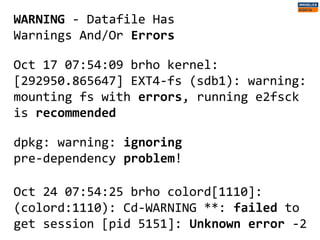 WARNING is a waste of my time | PDF