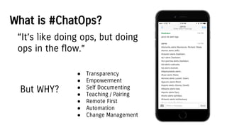 Hello, I'm Jarvis! Let's #ChatOps ! | PPT