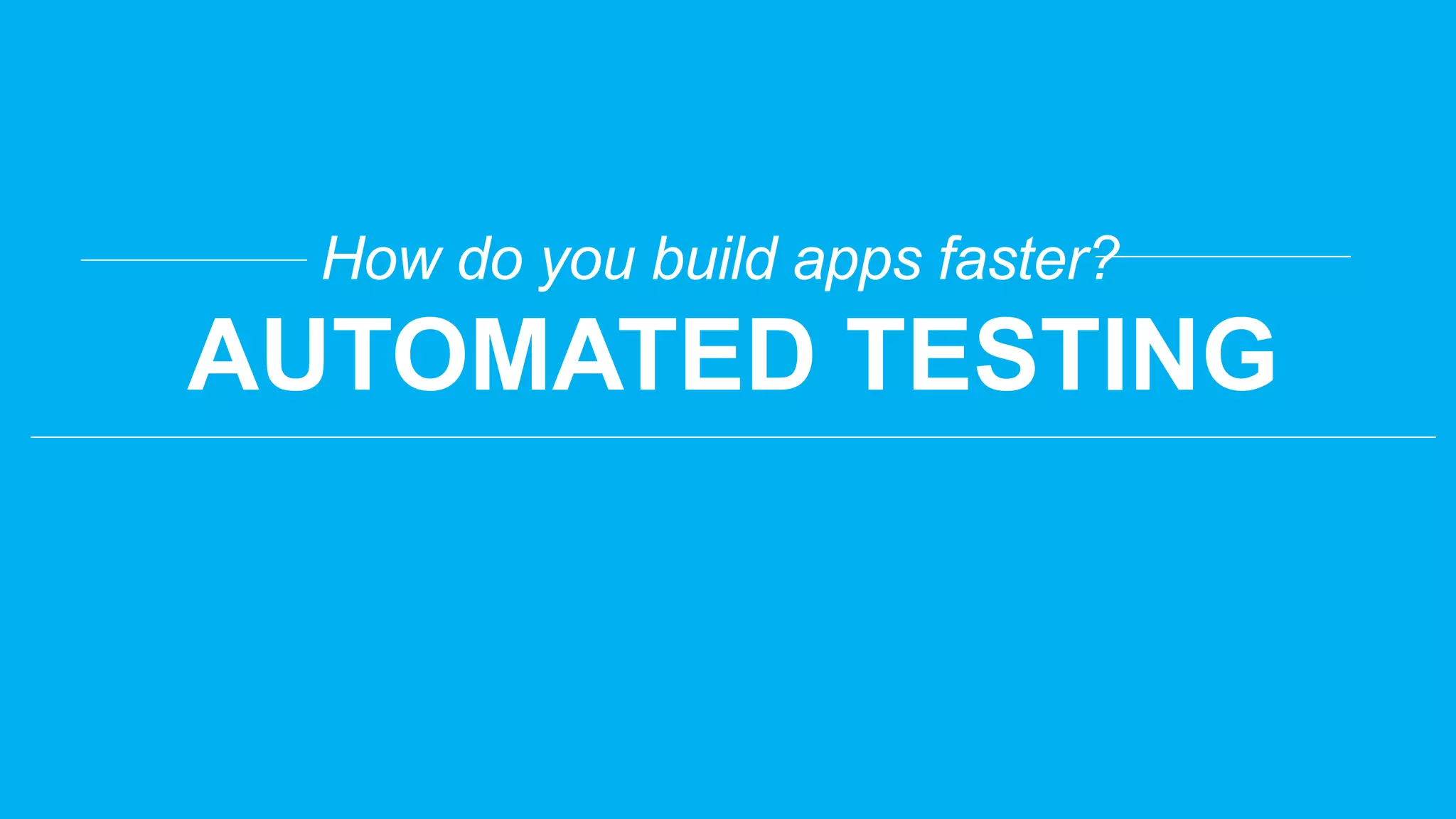 Building Trust in Automated Tests | PPT