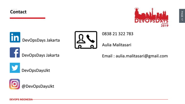 DevOps Indonesia #13 - annoucement | PPTX | Web Development | Internet