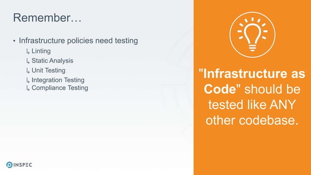 Compliance Automation with InSpec | PPT