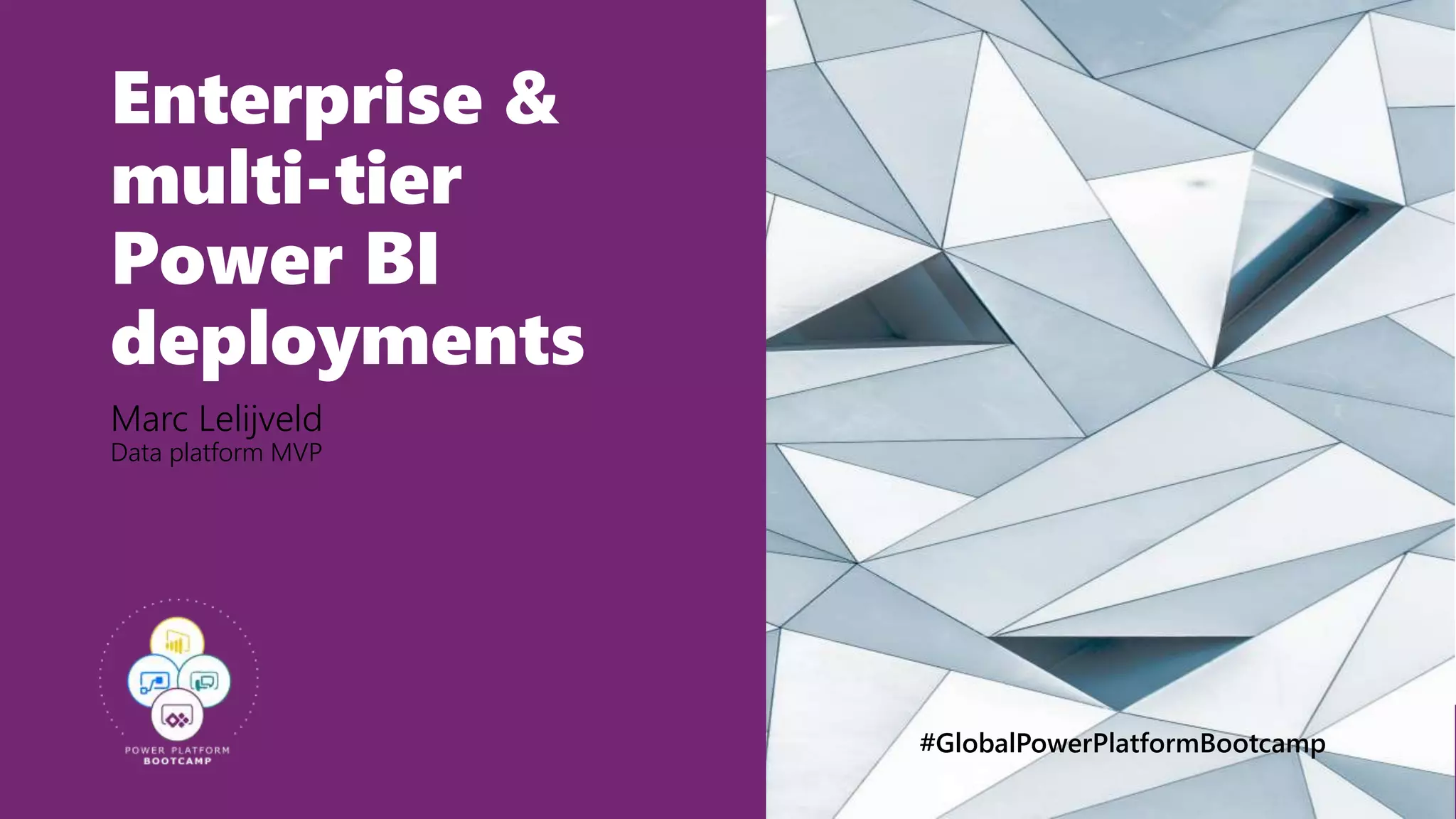 Enterprise and multi-tier Power BI deployments with Azure DevOps. | PPTX