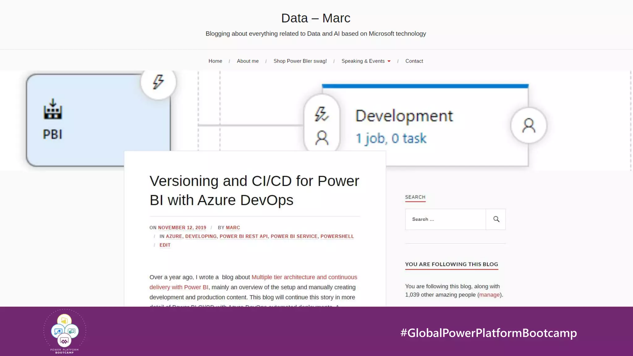 Enterprise and multi-tier Power BI deployments with Azure DevOps. | PPTX
